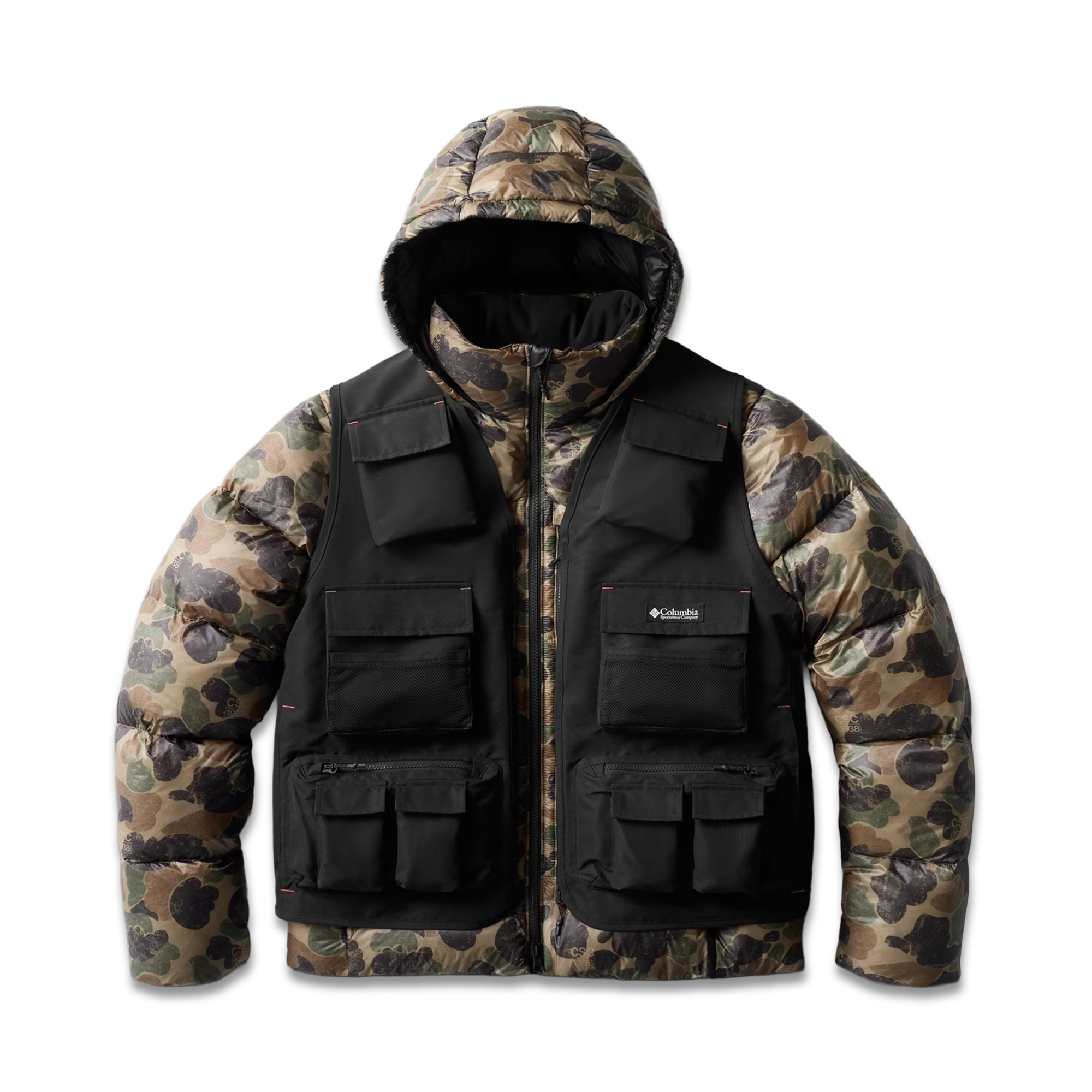 COLUMBIA DUALITY MOUNTAIN OUTERCHANGE JACKET BRITISH TAN CAMO 21768412 ...
